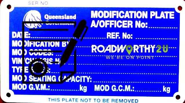 ATM Upgrade for Caravan and Trailers | Modification Plate