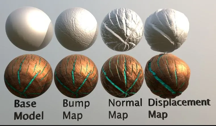 Cách làm normal map trong Photoshop, 3dsmax