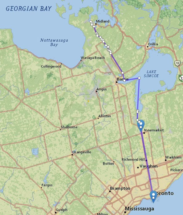 All roads leading to Penetang(A Travelers Guide through Time)