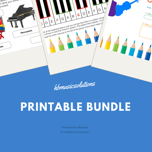 Printable Bundle | hbmusicsolutions