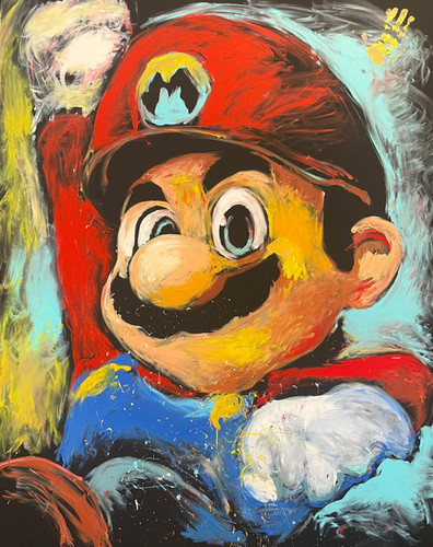 Super Mario LIVE Painting | Cody Sabol Art