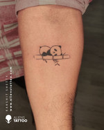 panda tattoo simple