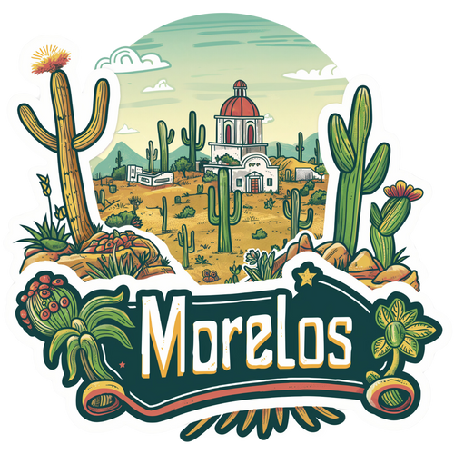 Estado de Morelos Sticker - Celebrate Mexico’s Historic and Natural ...