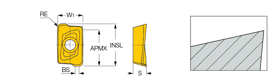 Cutting Tools | Milling Indexable Inserts | E.M. Precise Tool Ltd.