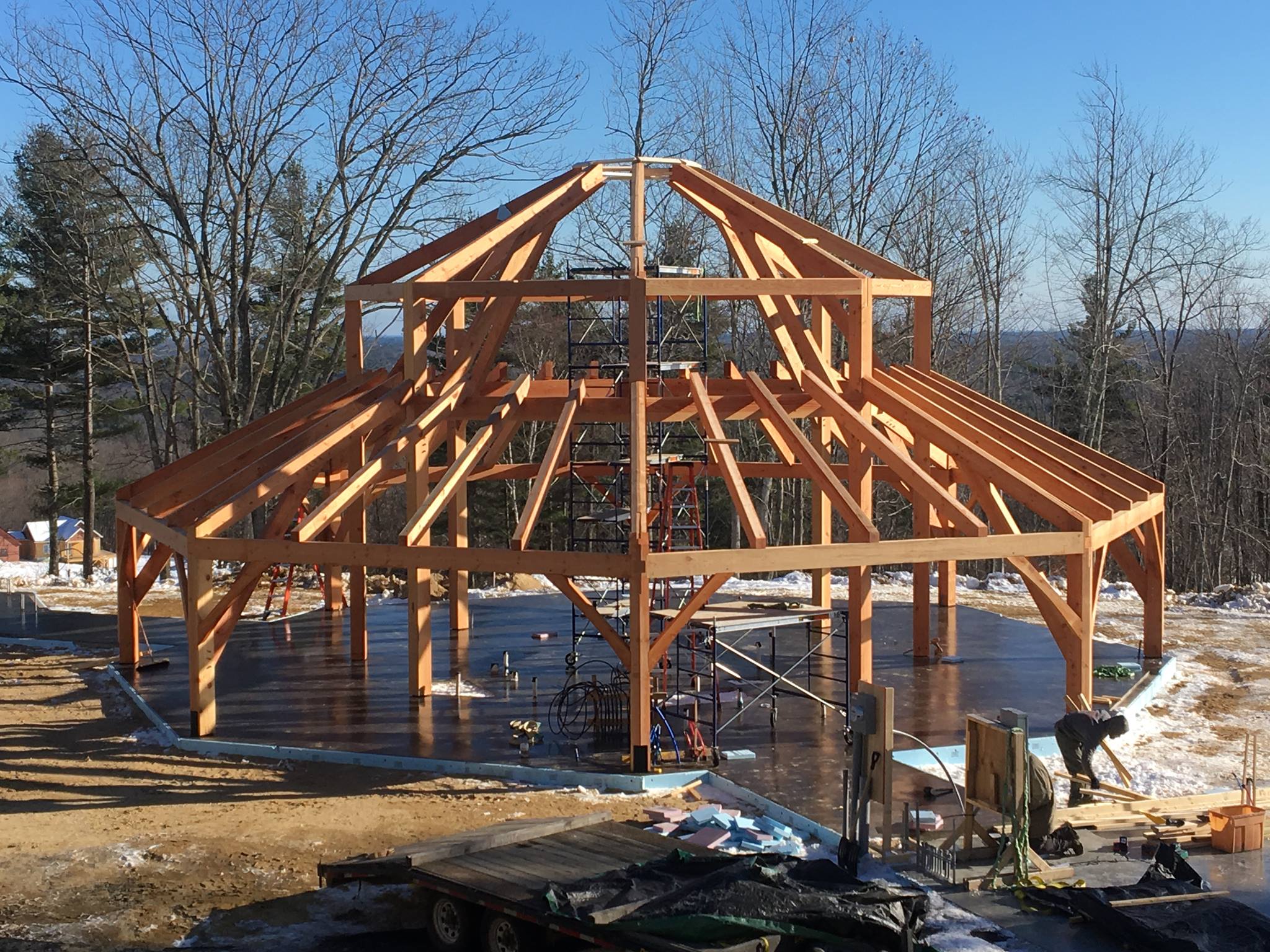 Octagon Frame | maine-post-and-beam