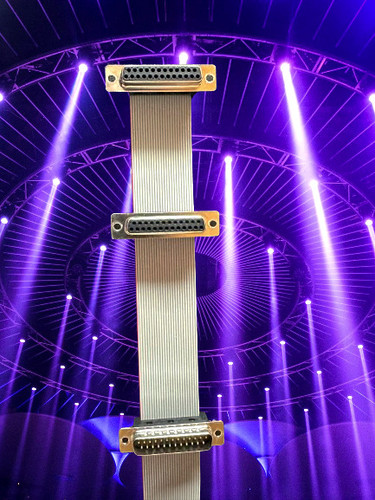 DUAL D SUB 25 ILDA Split Kabel | Lasershop-Tech.com