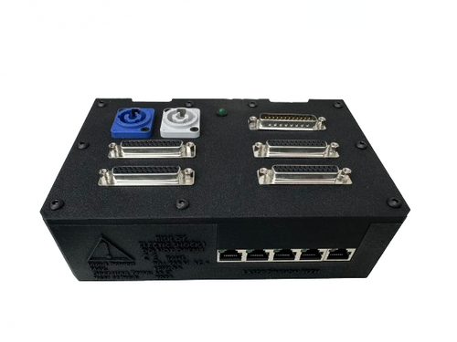 ILDA / Netzwerk Multi Splitter T Powercon Erweiterung | Lasershop-Tech.com
