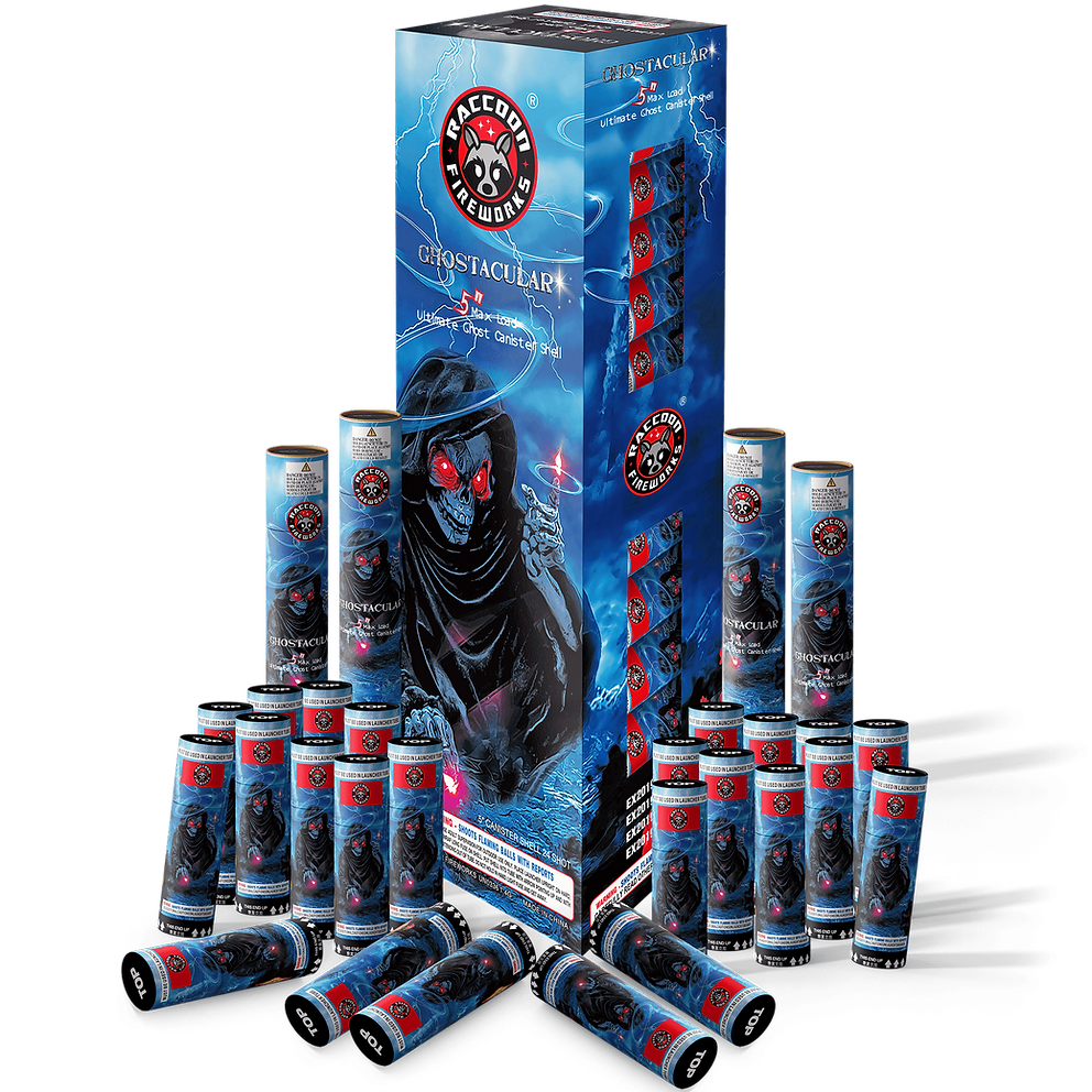 Ghostacular 5 Inch Canister Shells | Sparky's