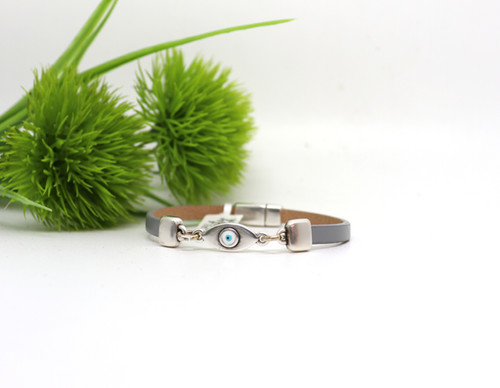 Grey-Evil Eye | My Wristy Business
