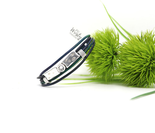 Ruth-Blue/Green | My Wristy Business