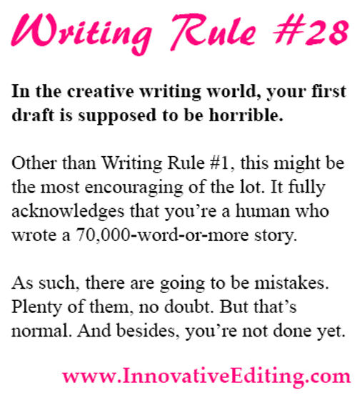 If the First Draft of Your Novel Manuscript Is Rough, Don't Worry