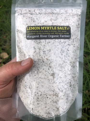 Lemon Myrtle sprinkle salt 230g | MROF farm shop