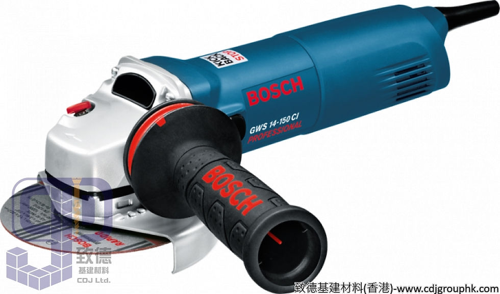 德國"BOSCH"博世-電動工具-6吋角磨機Professional-GWS 14-150 CI | 致德基建材料有限公司 CDJ Limited