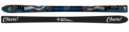Blue Line Flag Hero | Custom Shot Skis