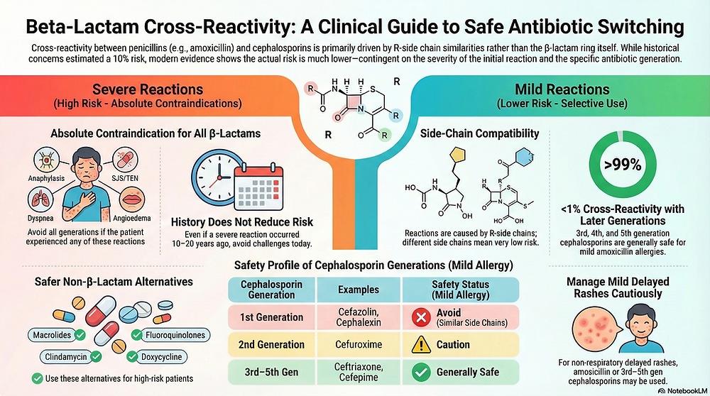 Penicillin–Cephalosporin Cross-Reactivity: Safe Use and Absolute ...