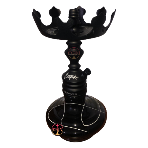 Hookah King Empire plato crown negro | detabacosynarguilas