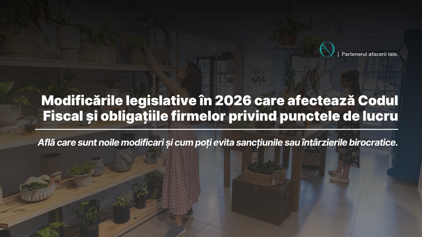 Noi modificări legislative în 2026 care afectează Codul Fiscal și ...