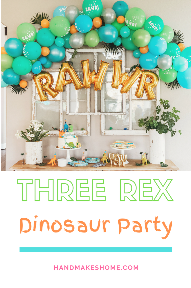 Three Rex Dinosaur Party