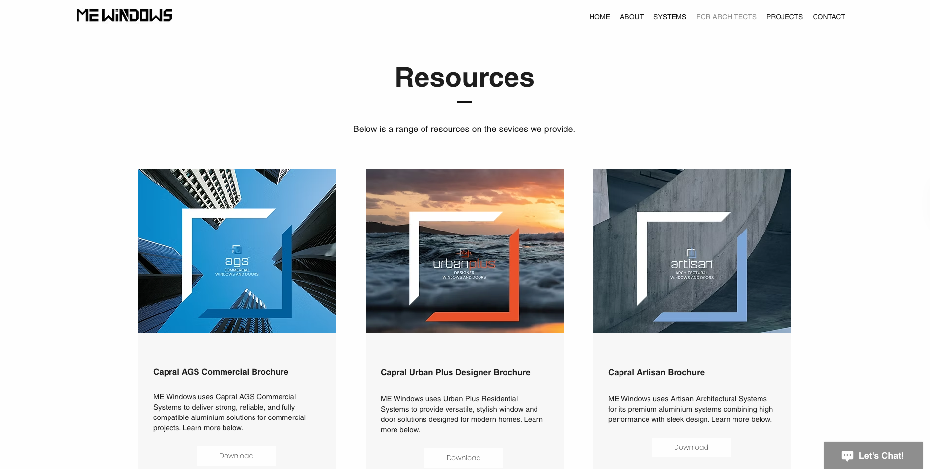 Architect Resources | Capral Aluminium Systems Melbourne
