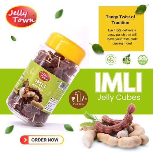 Imli Jelly Candy Cube | Jelly Town