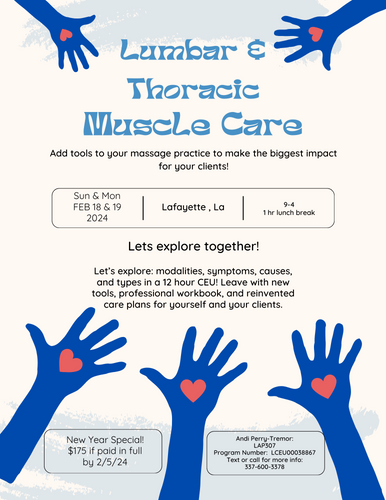 LA CEU Lumbar & Thoracic Care | The Wilding Design