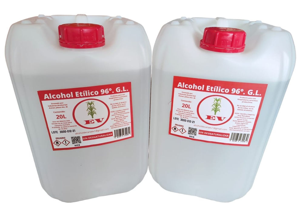 Catálogo de productos | Alcohol de caña ev