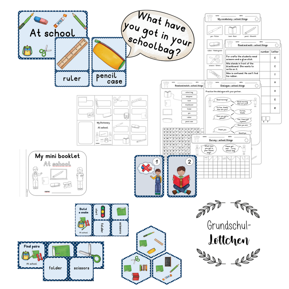 Materialpaket At School