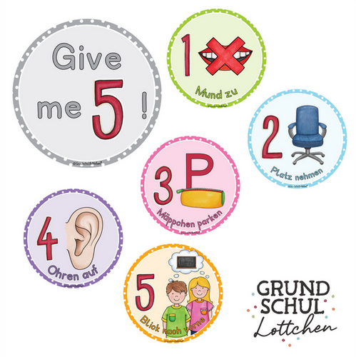 Give me 5 - Ruheritual | Grundschullottchen