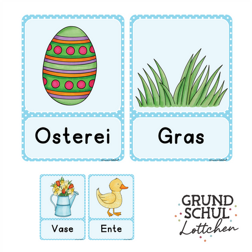 Ostern - Bildkarten | Grundschullottchen
