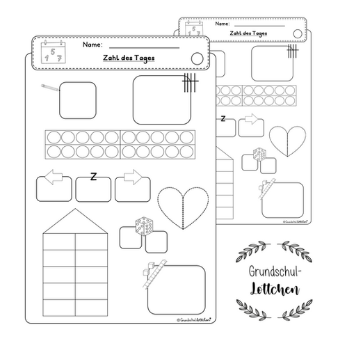 Zahl des Tages ZR 20 | Grundschullottchen