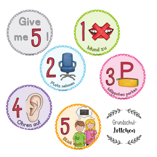 Give me 5 | Grundschullottchen