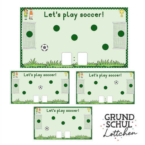 Let's play soccer - Vorlage | Grundschullottchen
