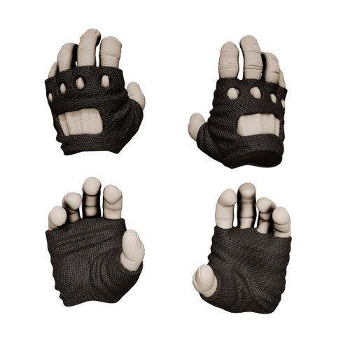 1/12 Scale Hands: Bat Breaker (Bane) | 3DM Customs by 3DMarine