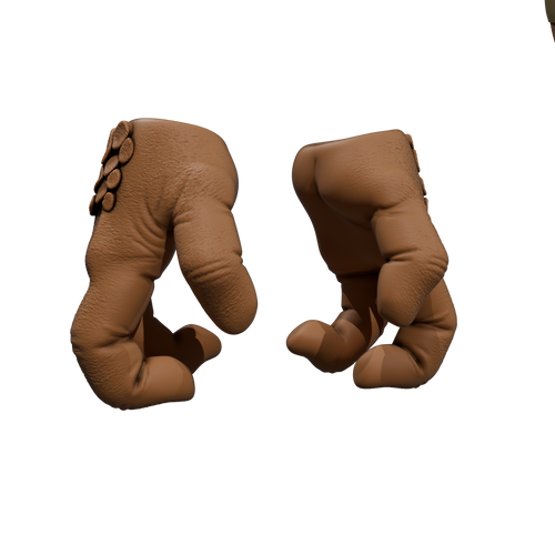 Action Figure Hands: Allen (Open Version) | 3DM Customs by 3DMarine