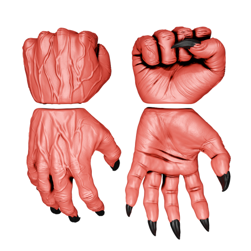 1/6 Scale Action Figure Wrists and Hands: Monster | Action Figure Access