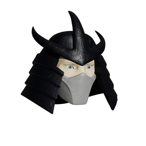 1/6 Scale Head [Unpainted]: Shredder 2003 (TMNT) | 3DM Customs by 3DMarine