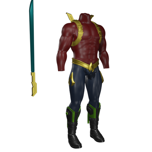 Armor Kit: Ocean born Demi-God Lad | Action Figure Access