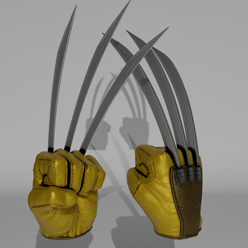 Unpainted Action Figure Hands: Wolverine (Brown Suit Variant) | 3DM ...