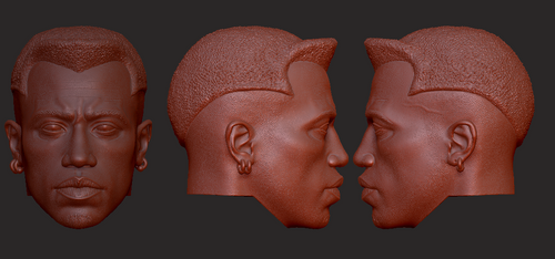 1/12 Scale Head [Unpainted]: Simon Phoenix (Demolition Man) | 3DM ...