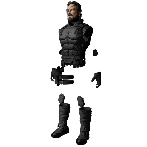 1/12 Scale Action Figure Kit: Metal Gear (Venom Snake) | 3DM Customs by ...