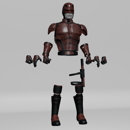 1/6 Scale Armor Kit: Daredevil (Born Again v2) | 3DM Customs by 3DMarine