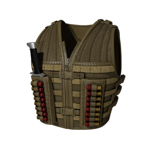 1/10 Scale Action Figure Chest Armor: Royce (2010 Predators) | 3DM ...