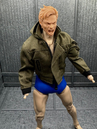 Action Figure Jacket: Green Hooded Jacket | 3DM Customs by 3DMarine