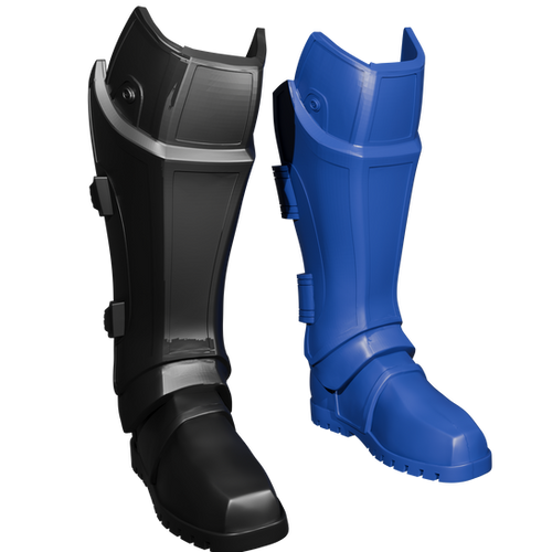 Action Figure Boots: Dark Knight (Arkham Origins) | 3DM Customs by 3DMarine