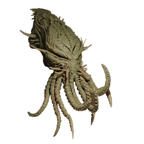 1/6 Scale Head [Unpainted]: Cthulhu v2 | 3DM Customs by 3DMarine