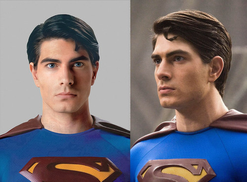 1/6 Scale Head [Unpainted]: Brandon Routh (Superman Returns) | 3DM ...
