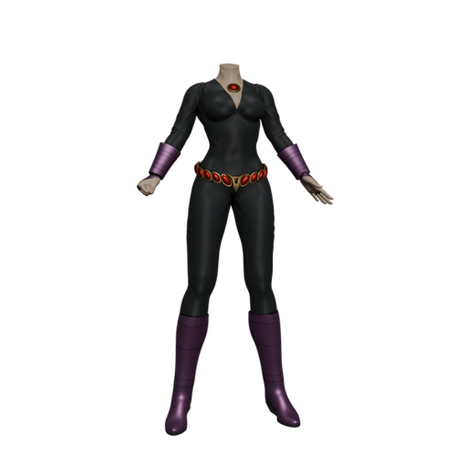 1/12 Scale Action Figure Kit: Raven (DCC-Goth) | 3DM Customs by 3DMarine