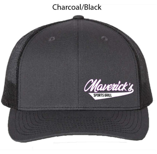 Charcoal / Black Maverick's Hat | Maverick S Sports Gr