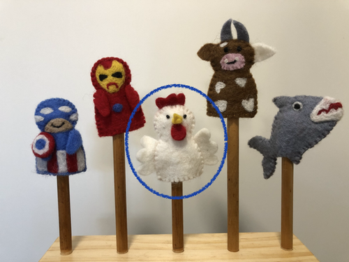 Finger Puppet CHICKEN | transformthenations