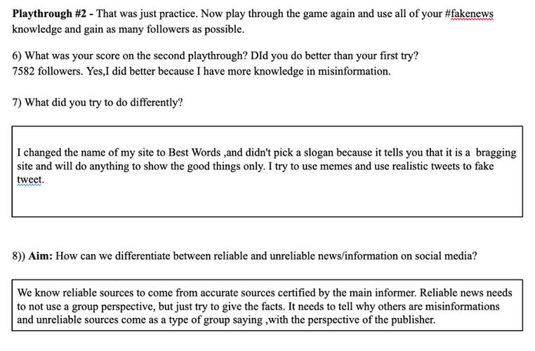 I Taught With The Bad News Game